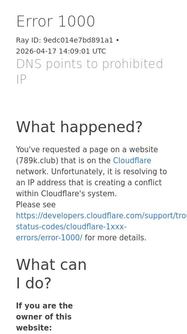 Check website, đánh giá trang web 789k.club | SCAM.VN - Cảnh Báo Lừa Đảo